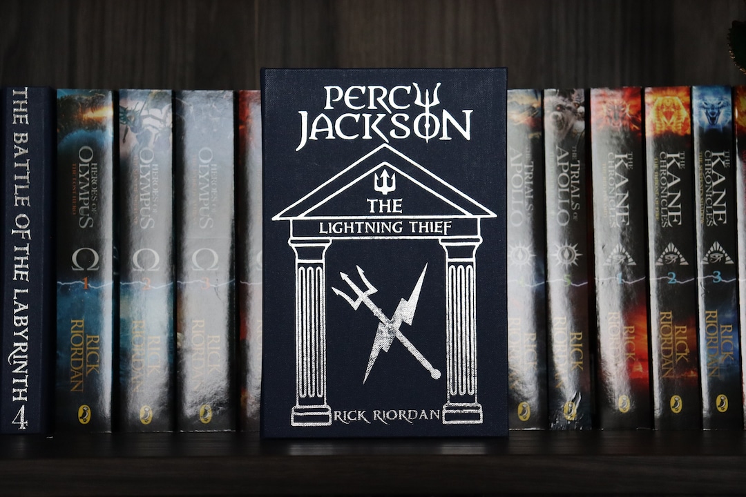 Percy Jackson and the Lightning Thief Rebound Book | Hand Made, Rebind ...