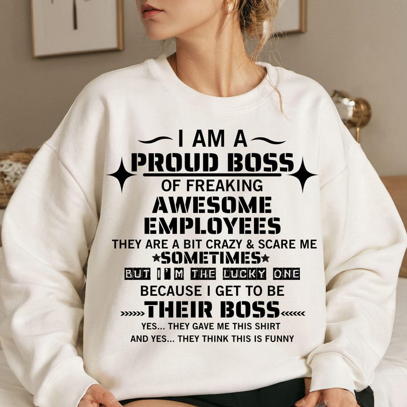 I Am A Proud Boss Png Svg, Funny Boss Mug Shirt Cup Gift for Birthday ...