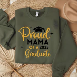 Proud Graduate 2025 Svg Png, Graduation 2025 Shirt Design Svg, Senior ...