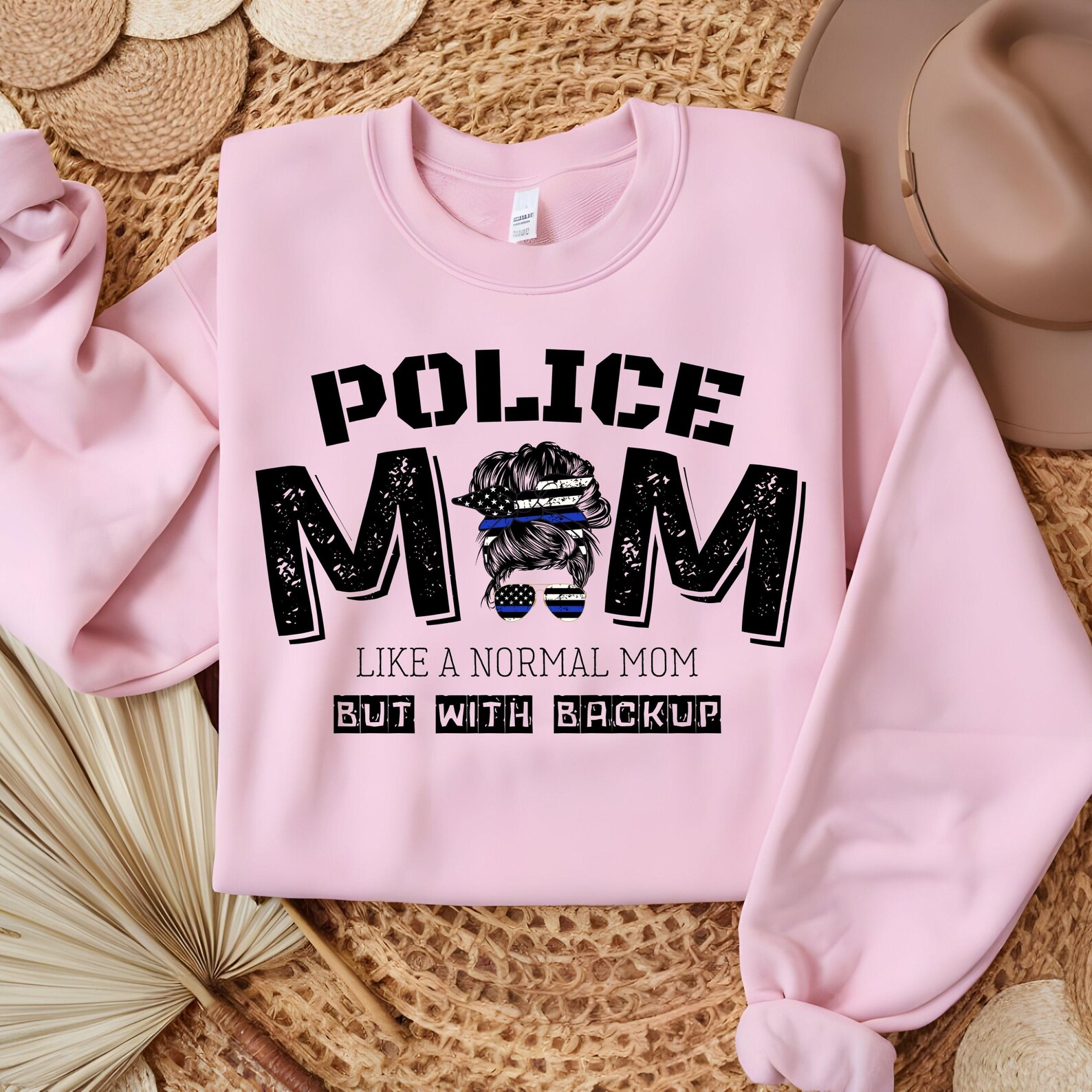 Proud Police Mom Shirt Mug Png, Police Officer Mama Gifts, Back the ...