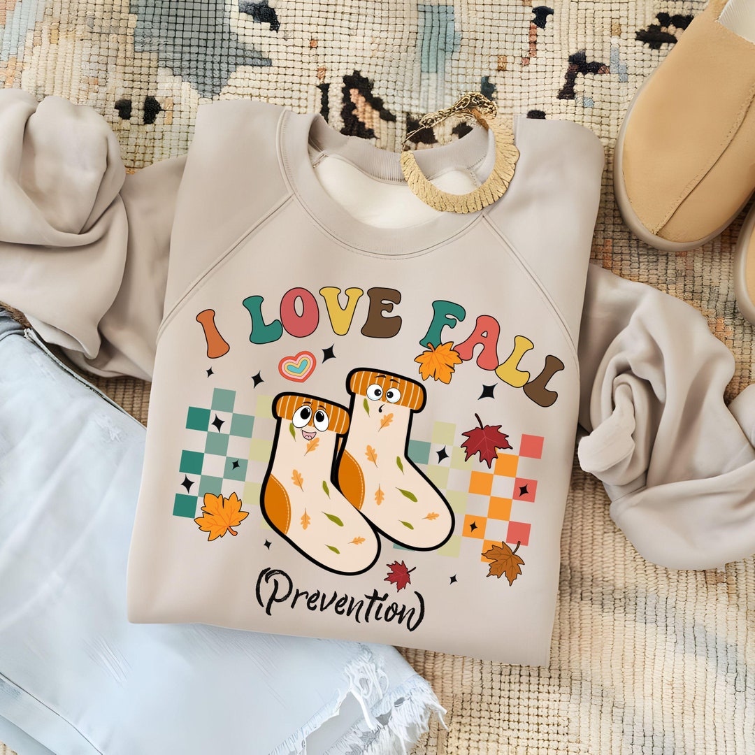 I Love Fall Prevention Nurse Fall Png Svg, Retro Thanksgiving Nurse Png ...