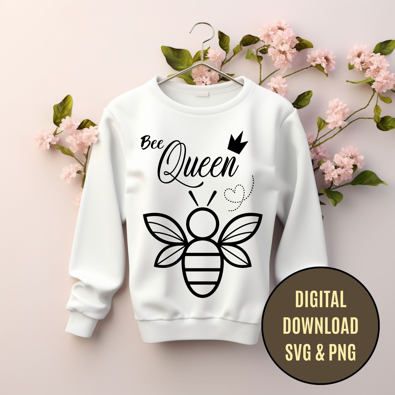 Queen Bee Svg Png Files, Bumble Bee Png, Bee Quotes Svg, Funny Bee Svg ...