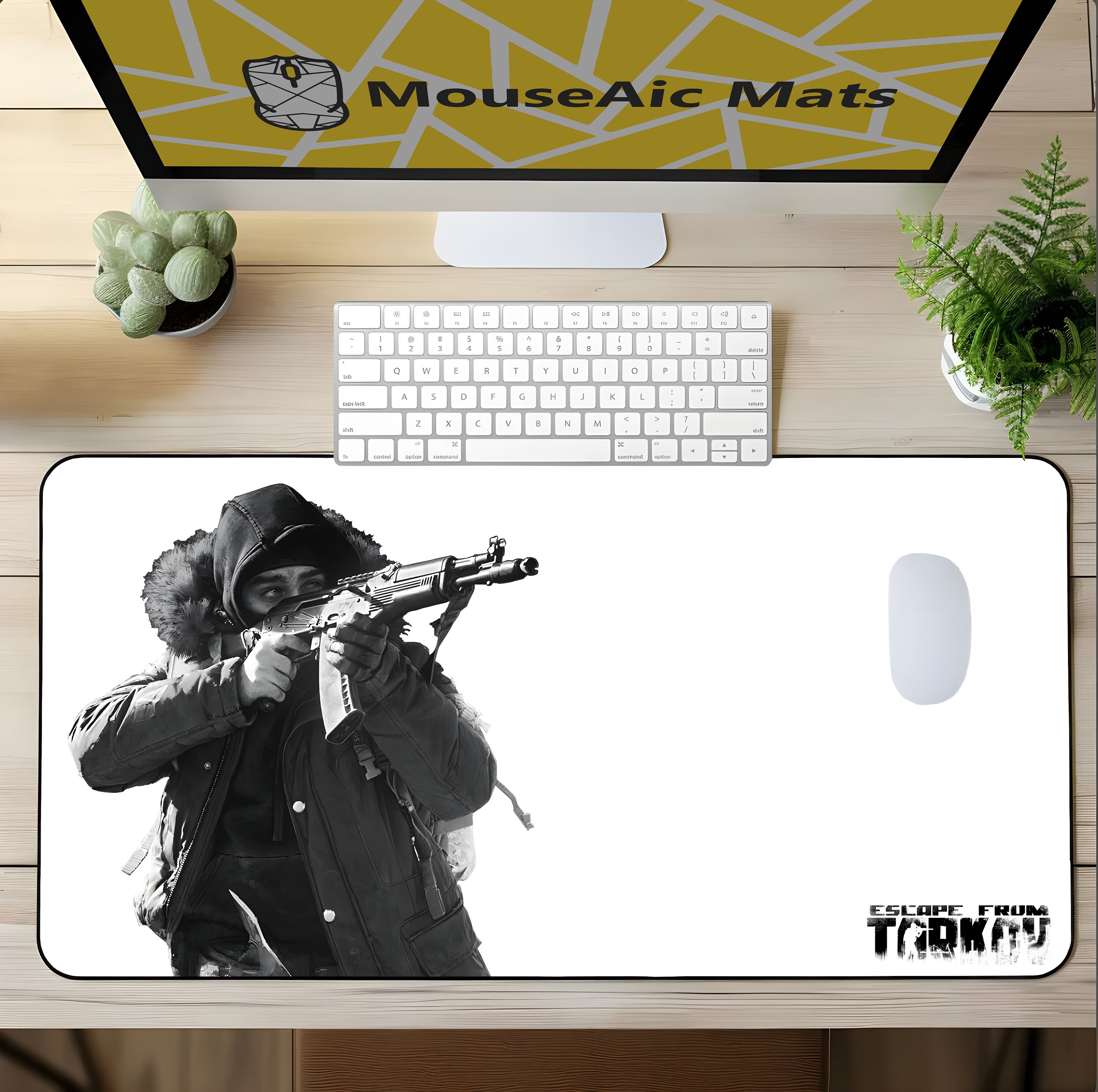 Escape From Tarkov Mousepad Large Desk Mat RGB Eft Mousepad for Gaming ...
