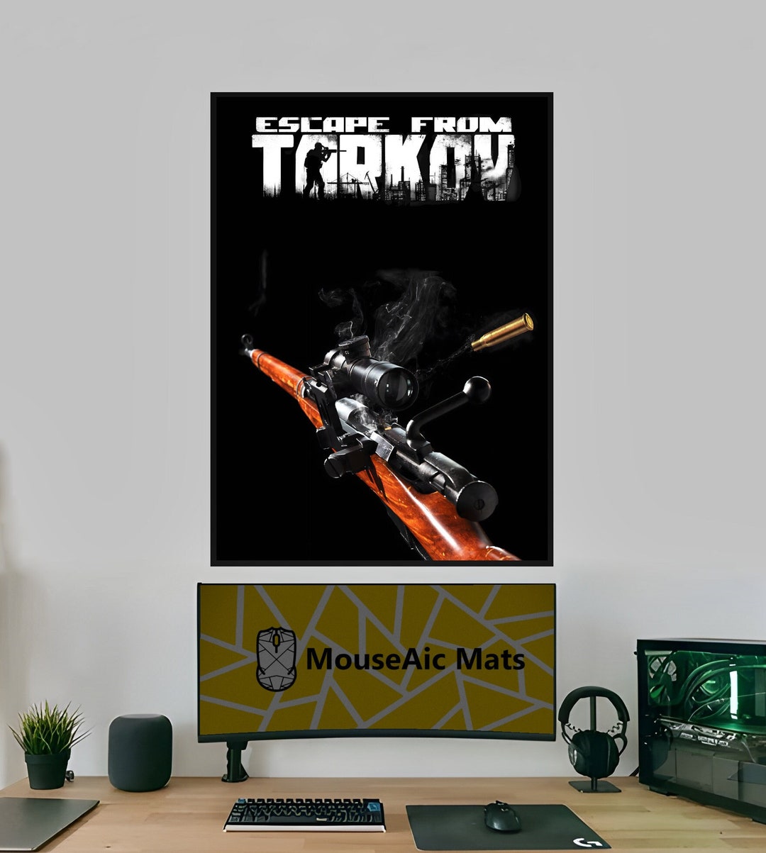 Tarkov Poster Large Escape From Tarkov Poster Mosin Rifle Gaming Poster ...
