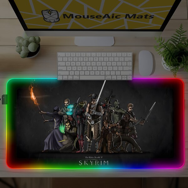 Skyrim Mousepad - Etsy