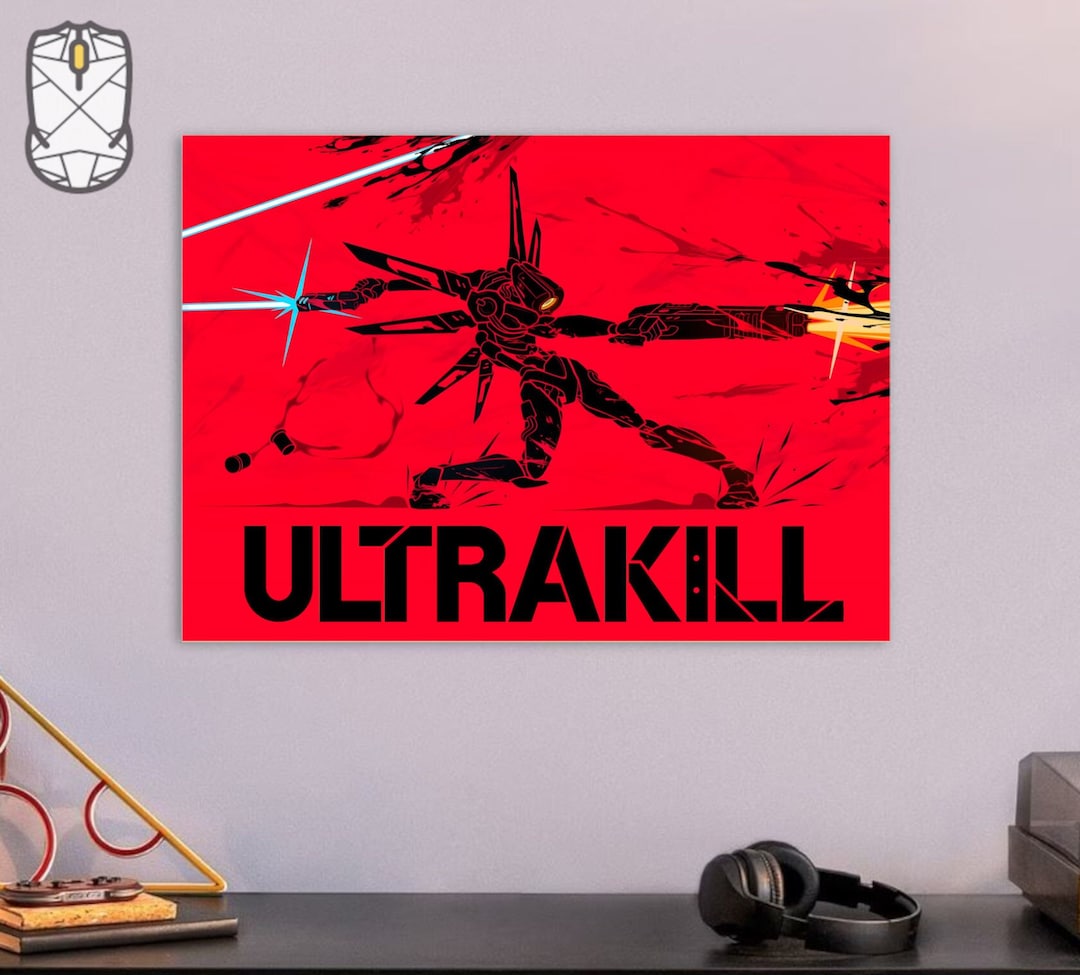Ultrakill Poster Large Red ULTRAKILL Poster Gaming Poster for Ulrakill ...
