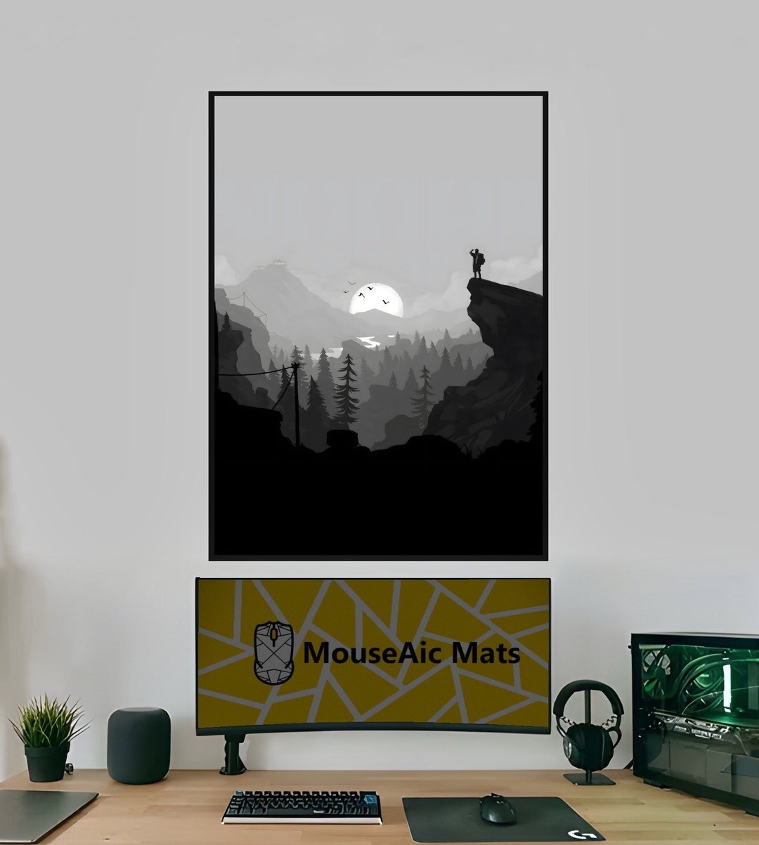 Firewatch Poster Large Hiking Poster Gaming Poster for Firewatch Decor ...