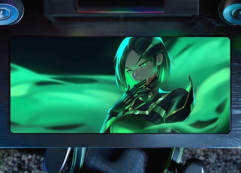 Valorant Viper Mouse Pad Viper Large Desk Mat RGB Mousepad for Gaming ...