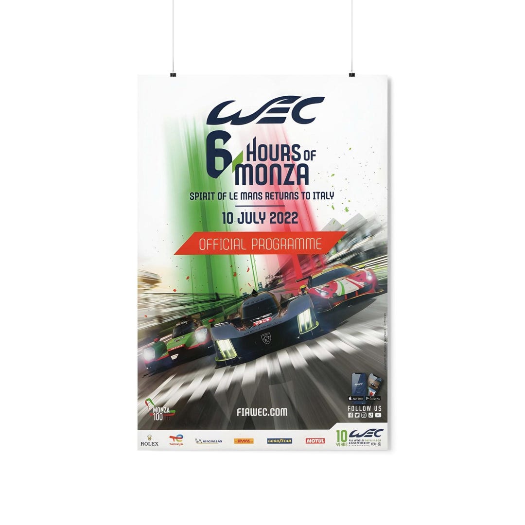2021 Monza 6H Old School Racing Posters Racing Posters Car Posters Car ...