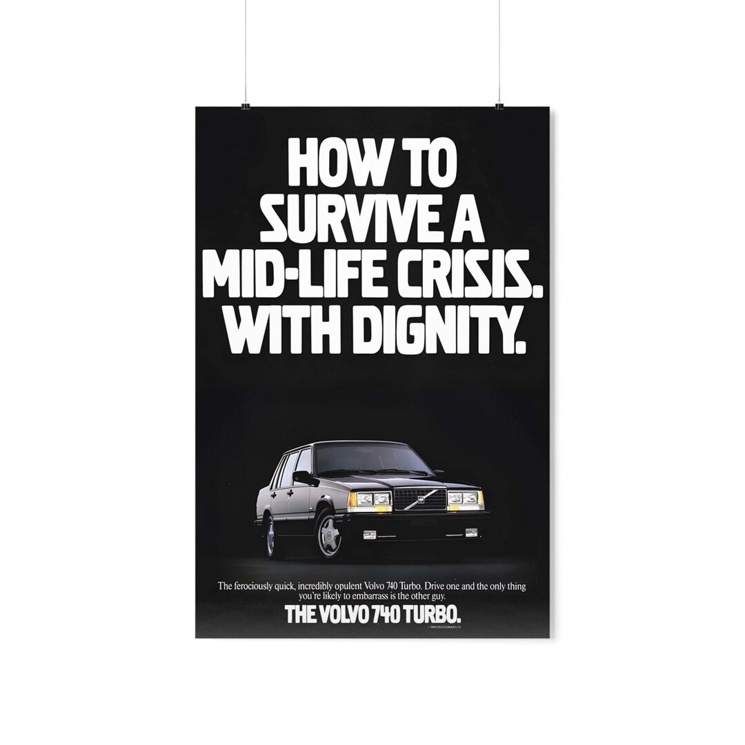 Volvo 740 Turbo Old School Racing Posters Racing Posters Car Posters ...