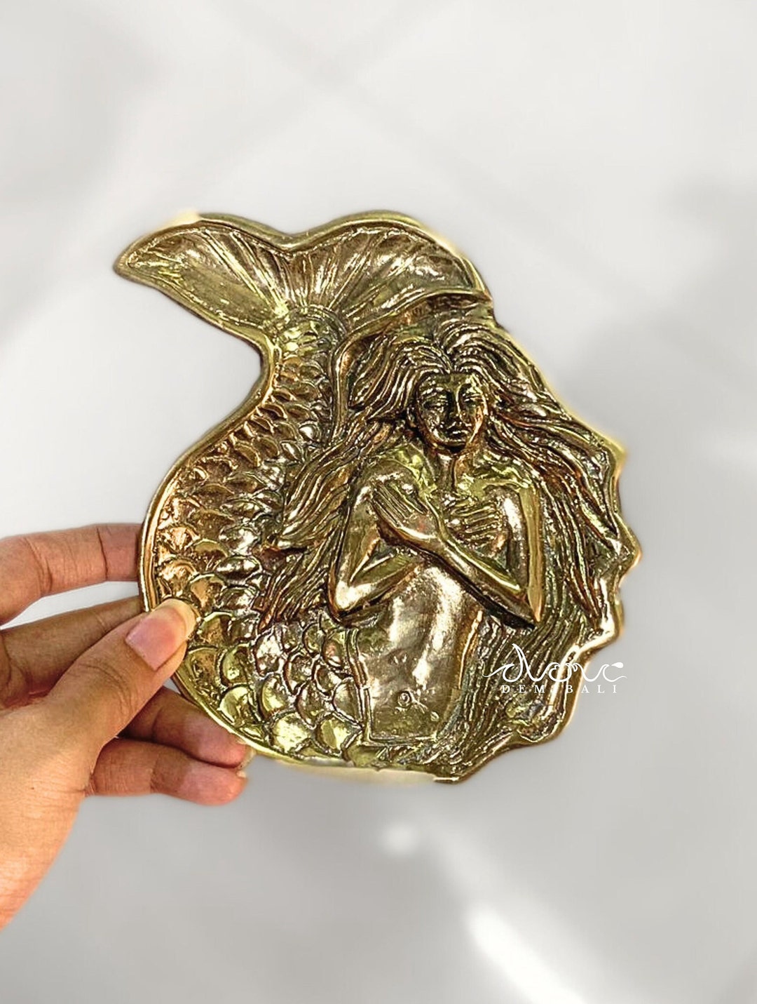 Mermaid Brass Trinket Dish Plate New Home Gift Unique Birthday Gifts ...
