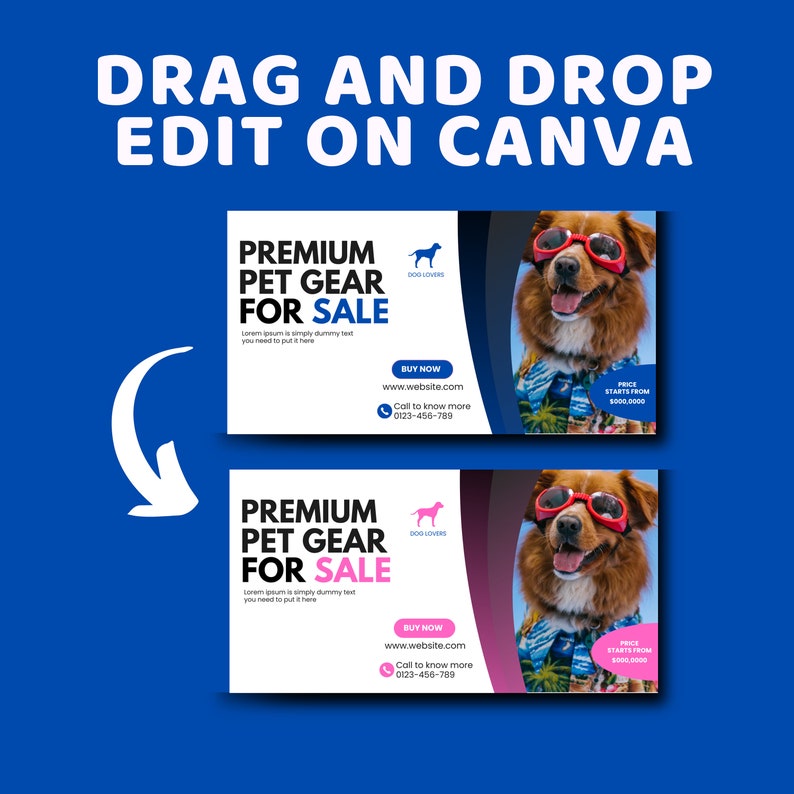 Dog Facebook Banner | Dog Facebook Cover | Dog Lovers | Pet Business ...