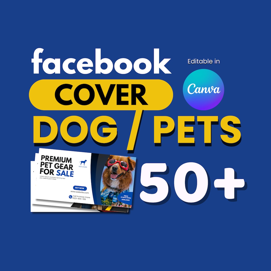 Dog Facebook Banner | Dog Facebook Cover | Dog Lovers | Pet Business ...