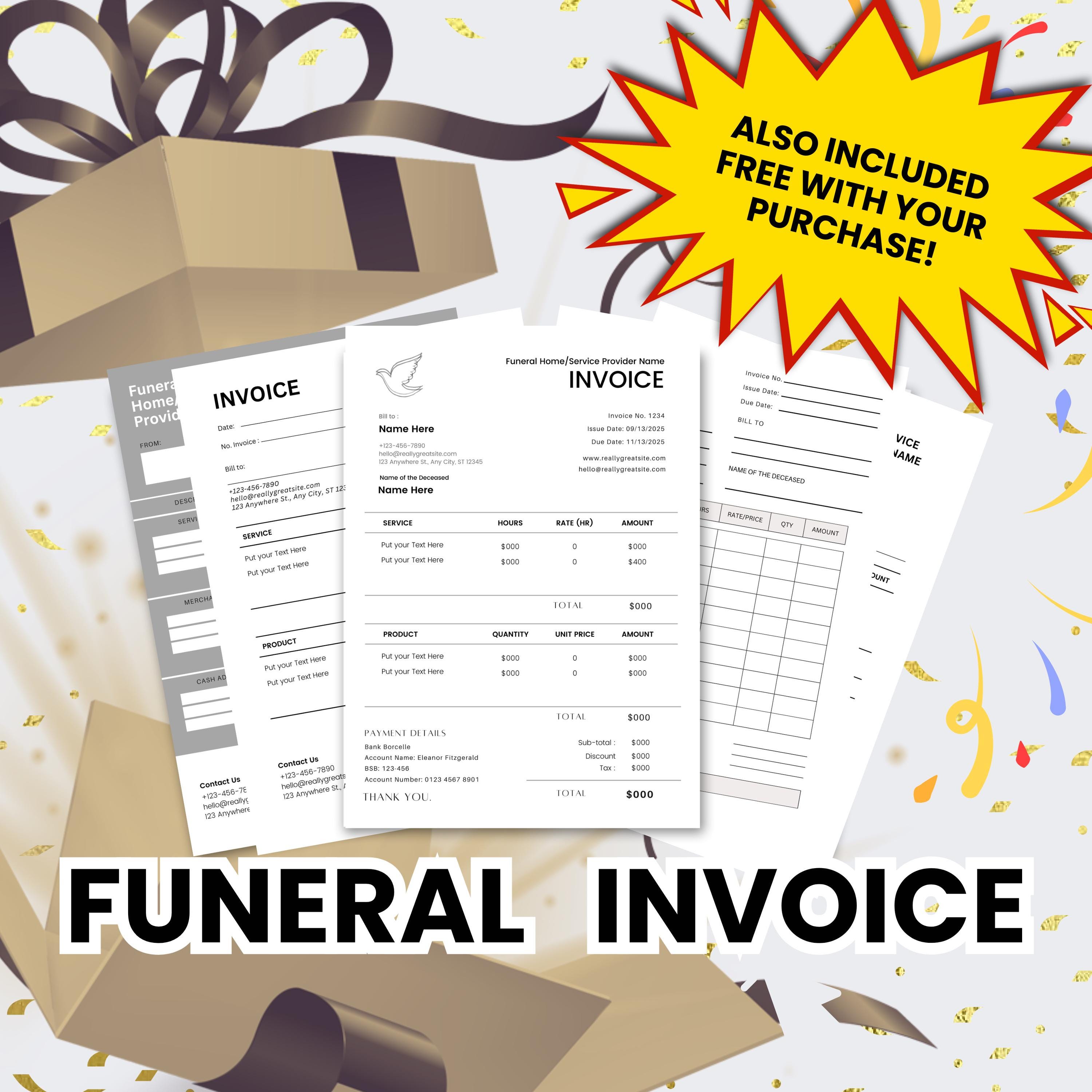 Funeral Bookmark Temp | Editable Funeral Bookmark Temp | Funeral ...