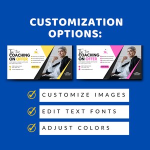 Coach Facebook Cover Templates: Social Media Planner (digital Download ...