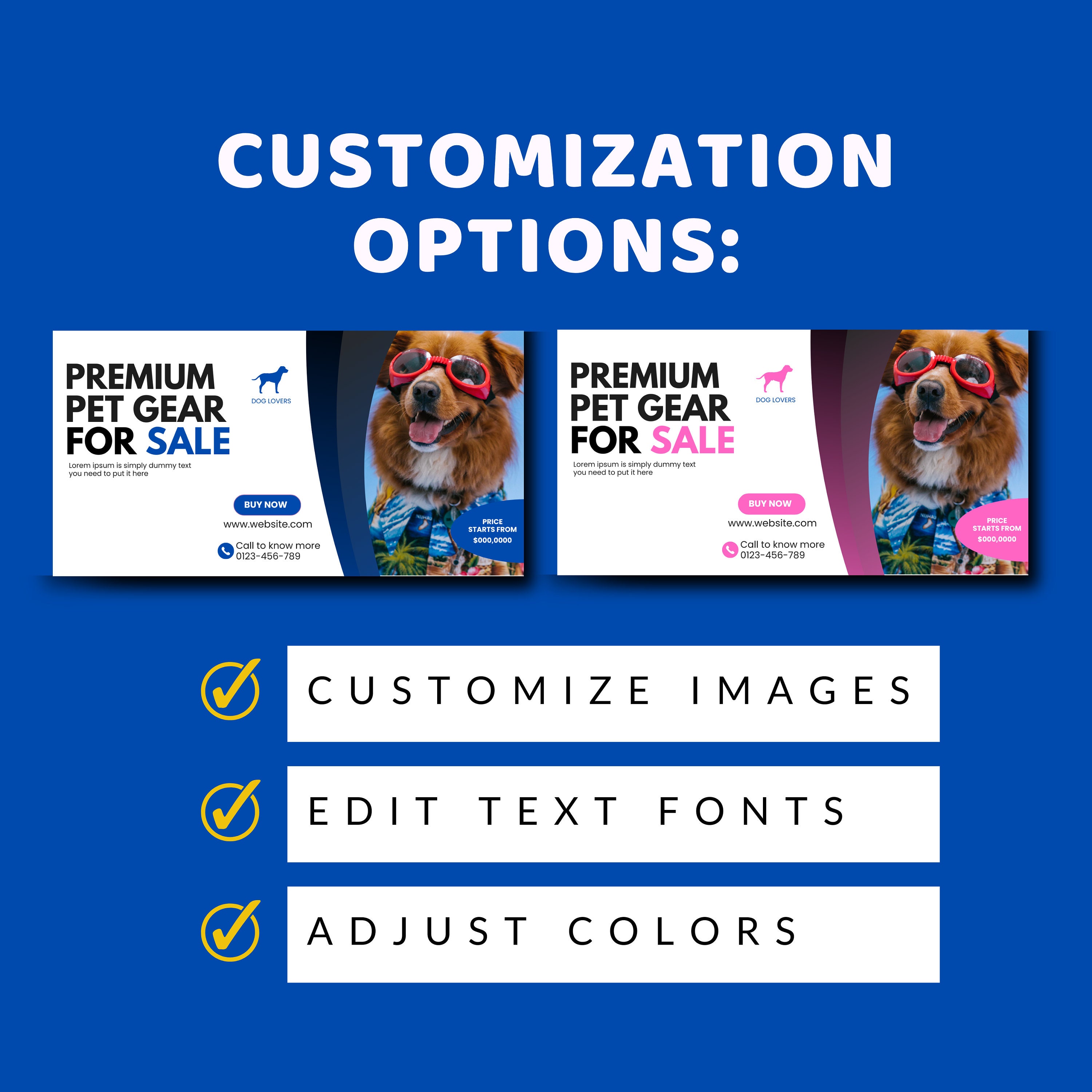 Dog Facebook Banner | Dog Facebook Cover | Dog Lovers | Pet Business ...