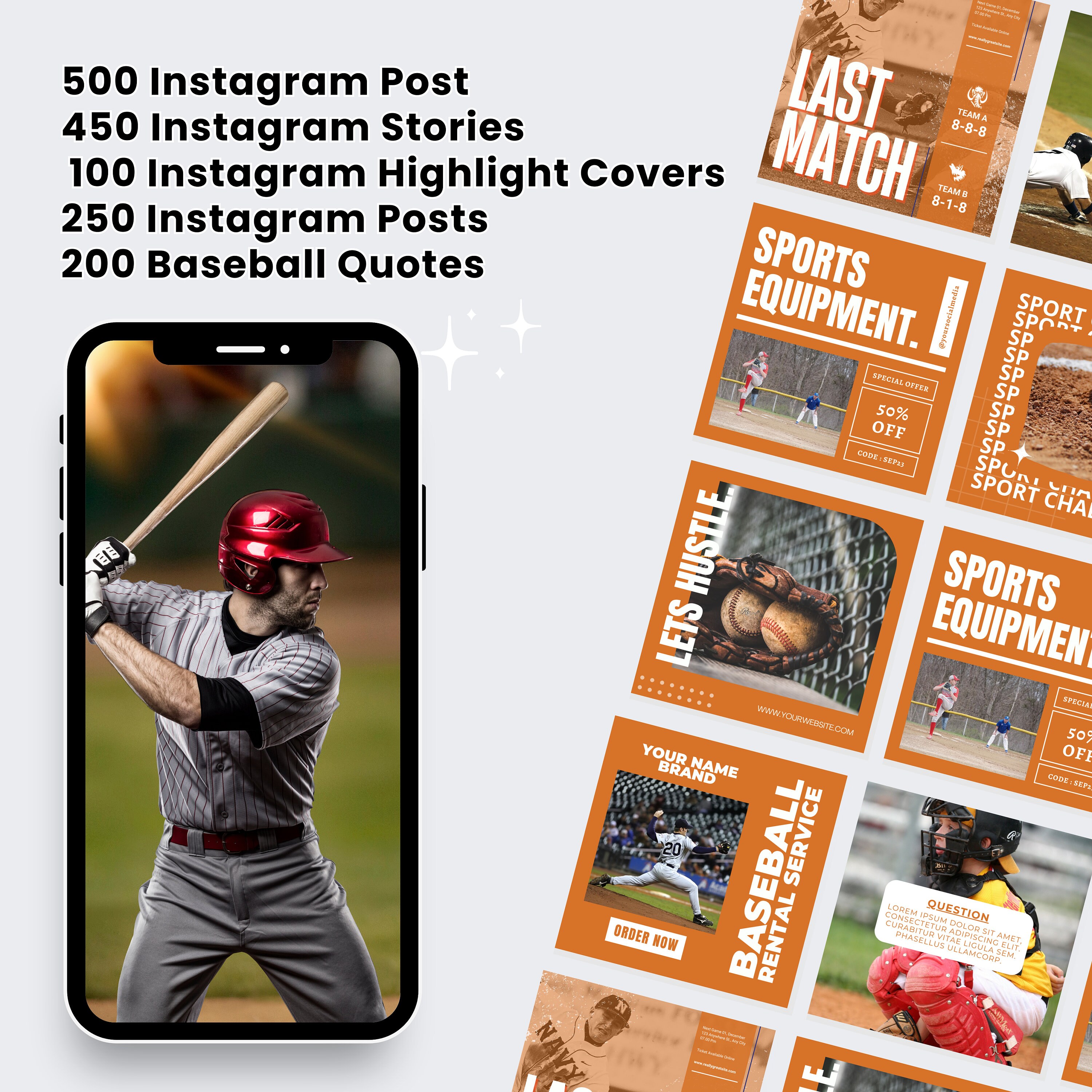 Baseball Social Media Kit | Baseball Social Media Flyer | Baseball ...