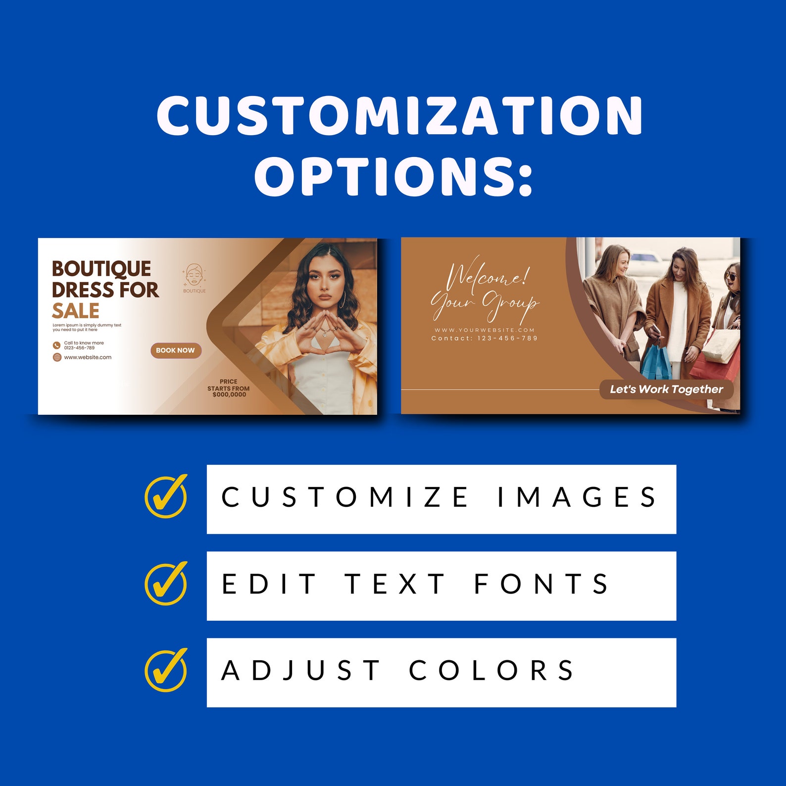 Facebook Cover Template Boutique Boutique Banner Boutique Facebook ...