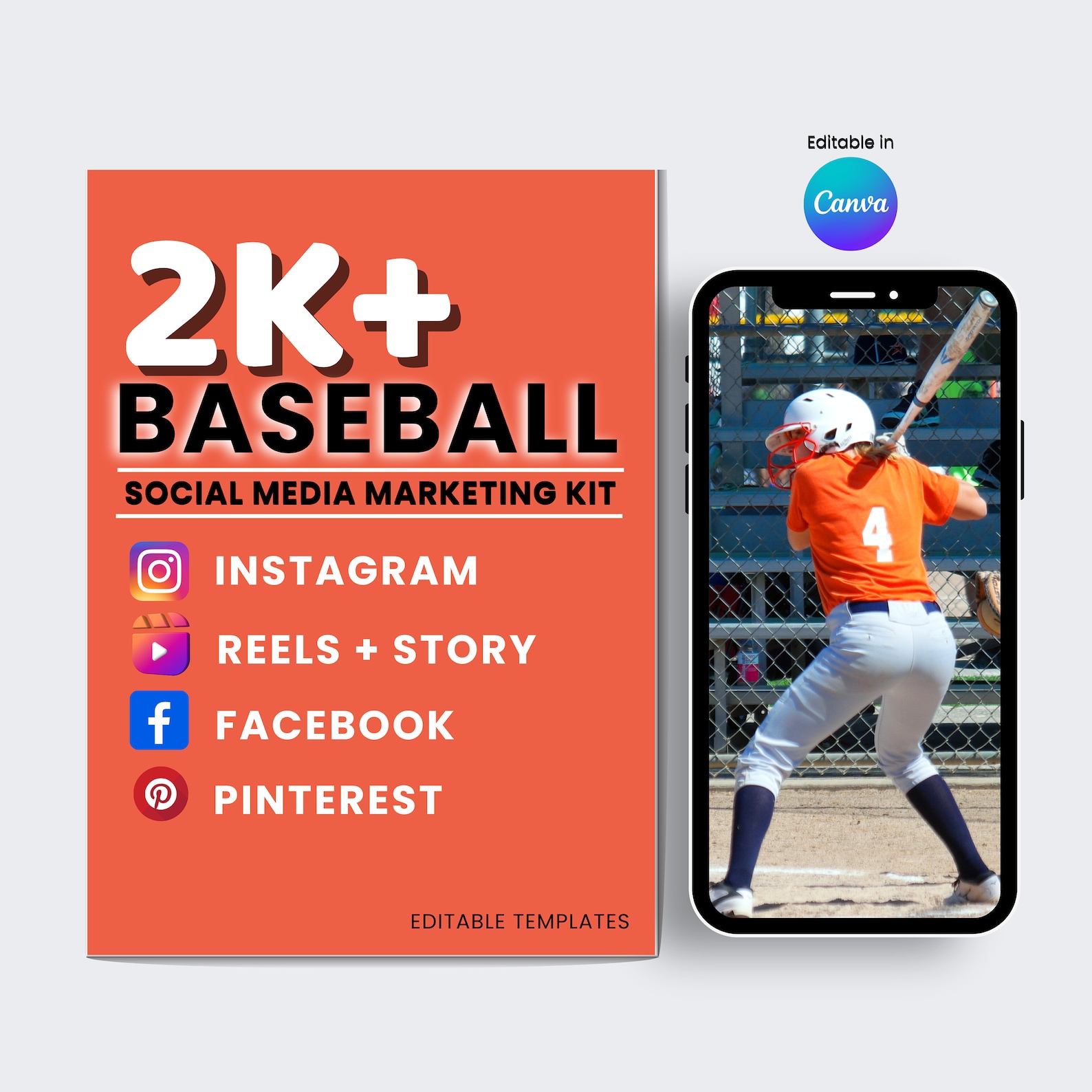 Baseball Social Media Kit: 2K+ Templates (digital Download) - Etsy