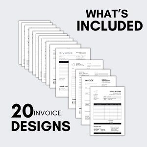 Editable Funeral Invoice Template Bundle (digital Download) - Etsy