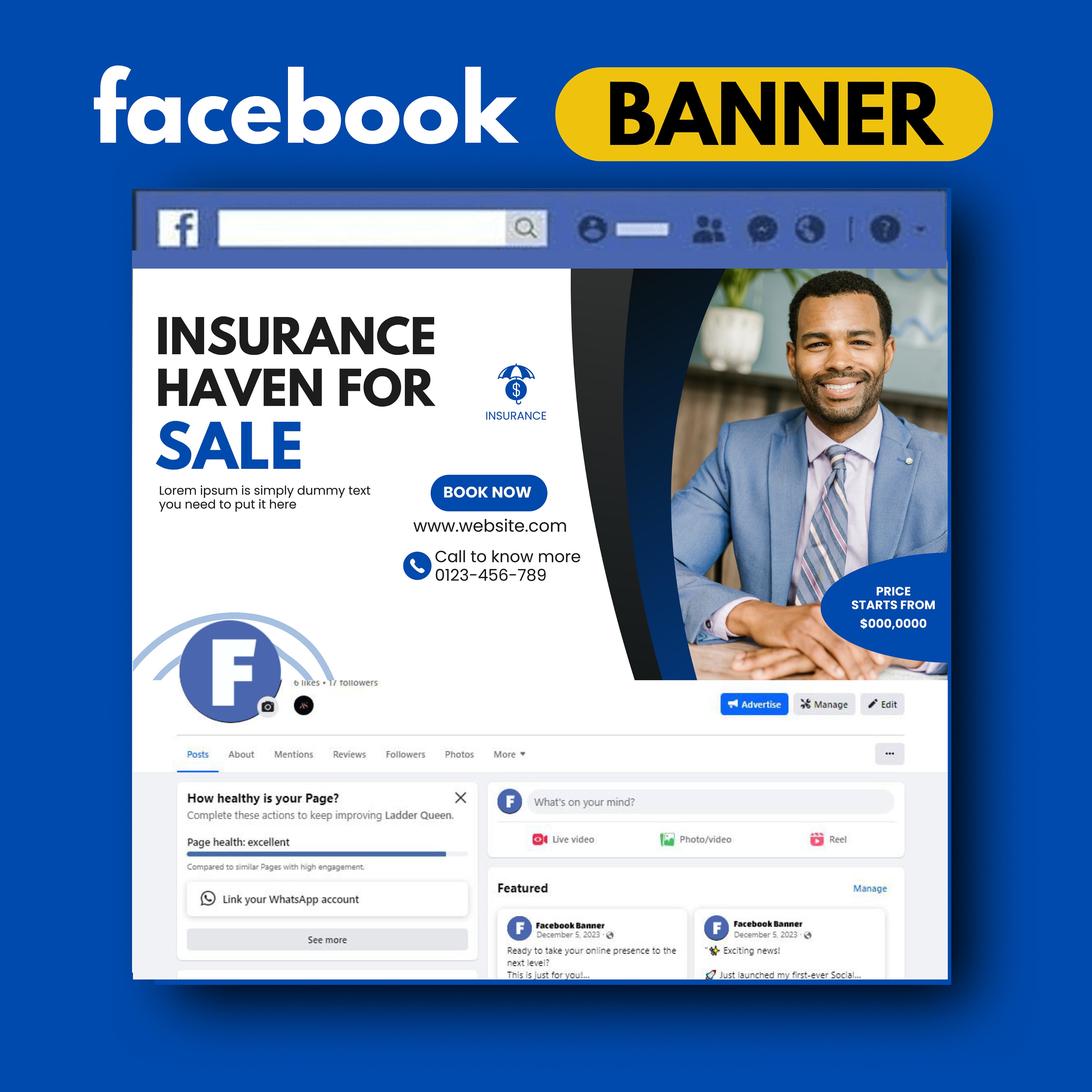 Insurance Facebook Banner | Insurance Social Media | Insurance Brooker ...