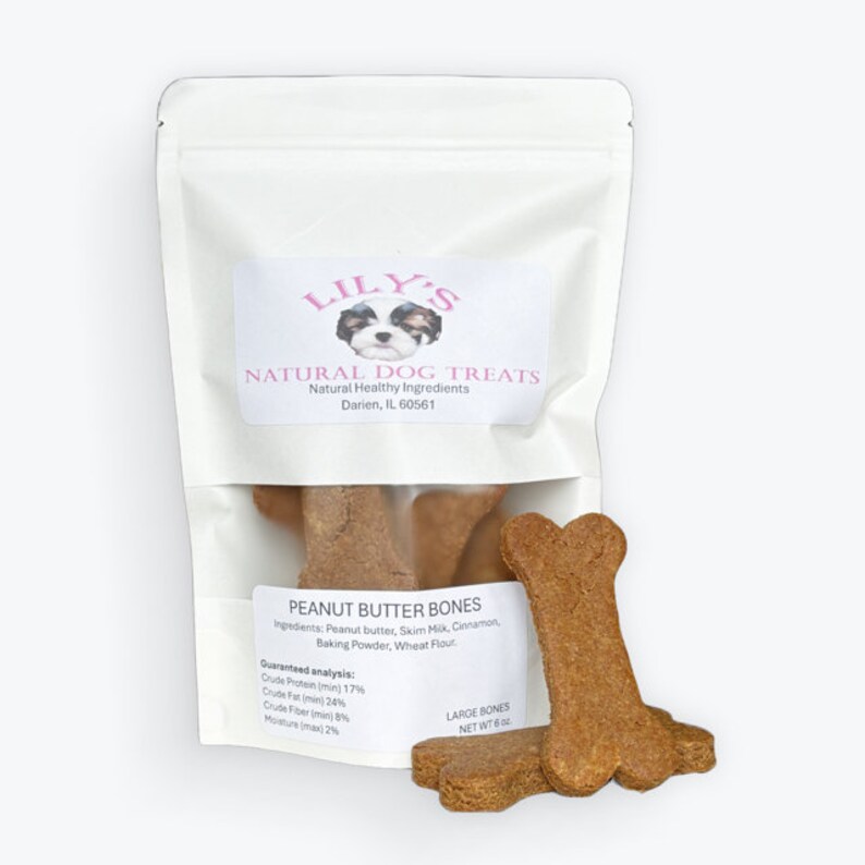 Homemade Natural Dog Treats | Peanut Butter Treats | Healthy Pet Treats | Dog Bone Treats - Etsy