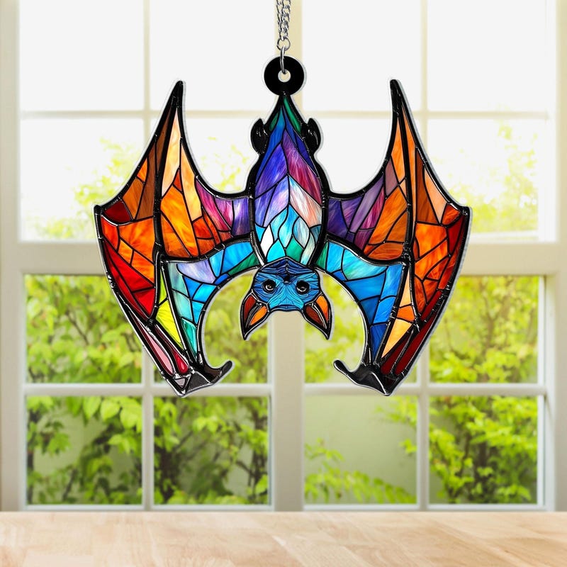 Bat Suncatcher - Etsy