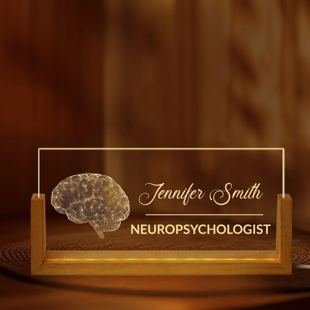 Psychologist Desk Name Plate, Neurologist Desk Sign, Psychology Student ...