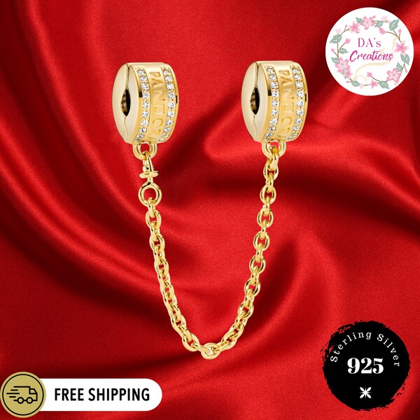 Pandora Bracelet Safety Chain Charms - Etsy