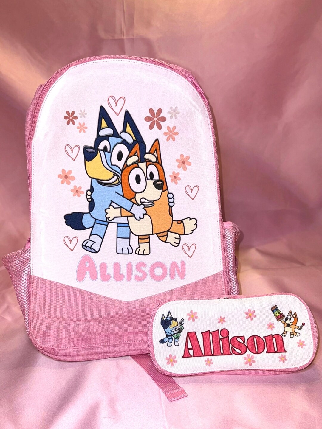 Bluey Back to School Set Custom Bluey Backpack Bluey Lunch Bag Bluey ...