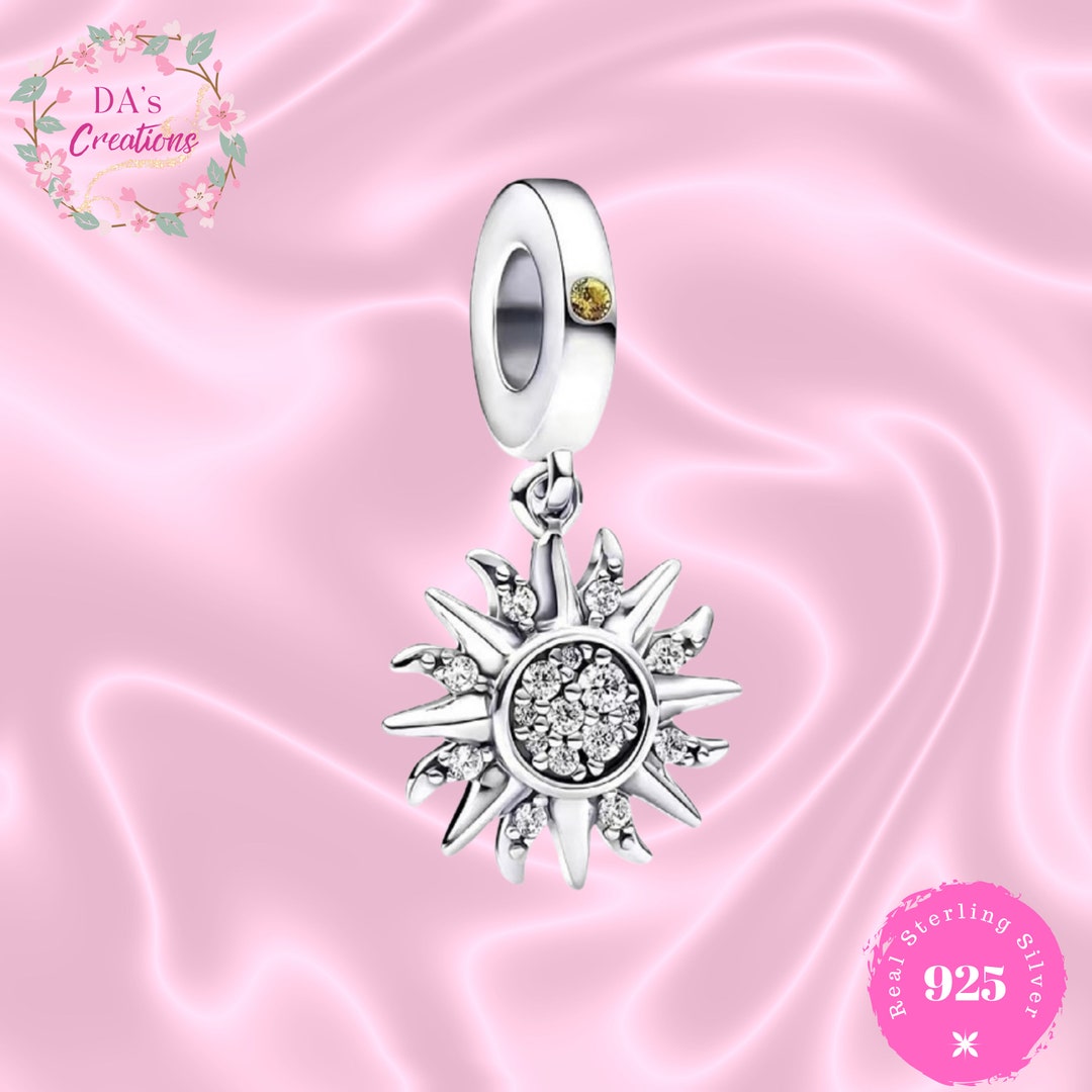 Charm for Pandora Bracelet Sterling Silver Sun Charm S925 CHARMS - Etsy