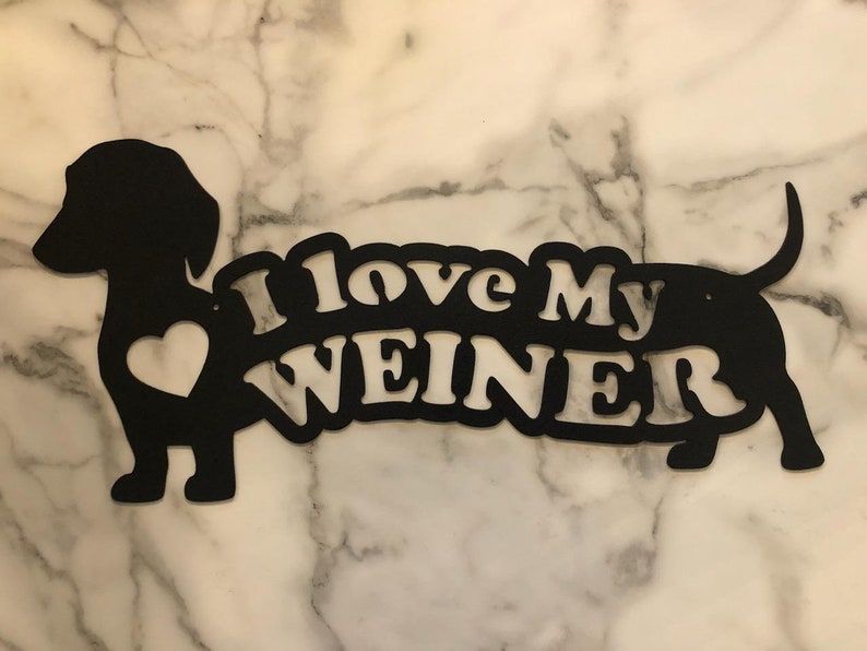 Weiner Dog Sign - Etsy