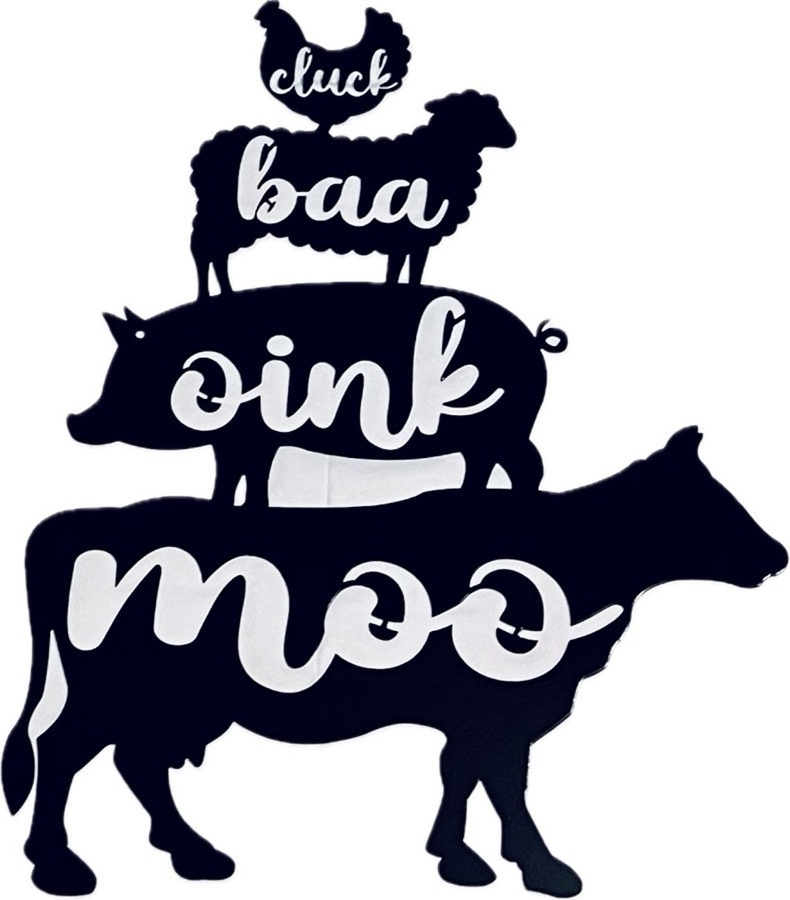 Farm Animals Stacked - Etsy