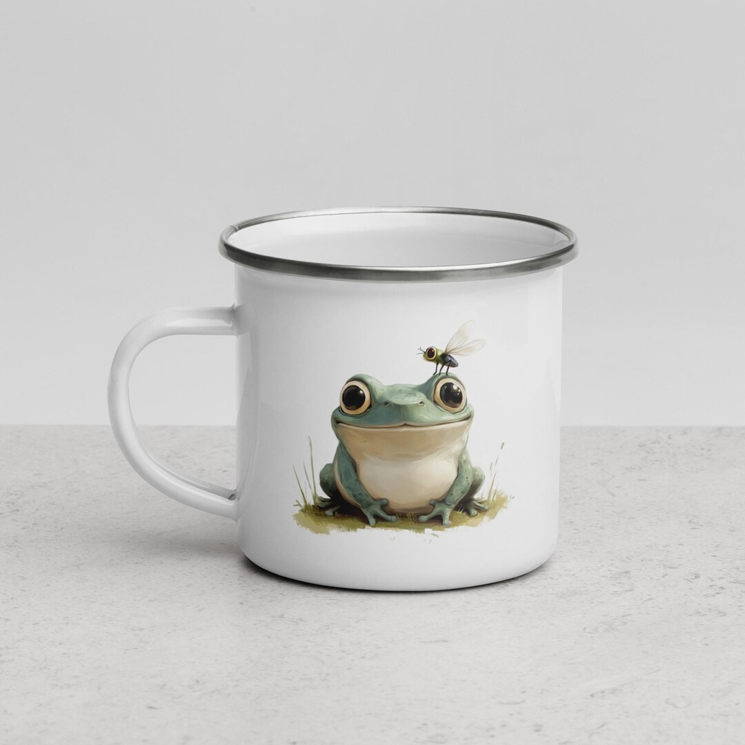 Cute Frog Mug – Ribbit & Relax! - Etsy