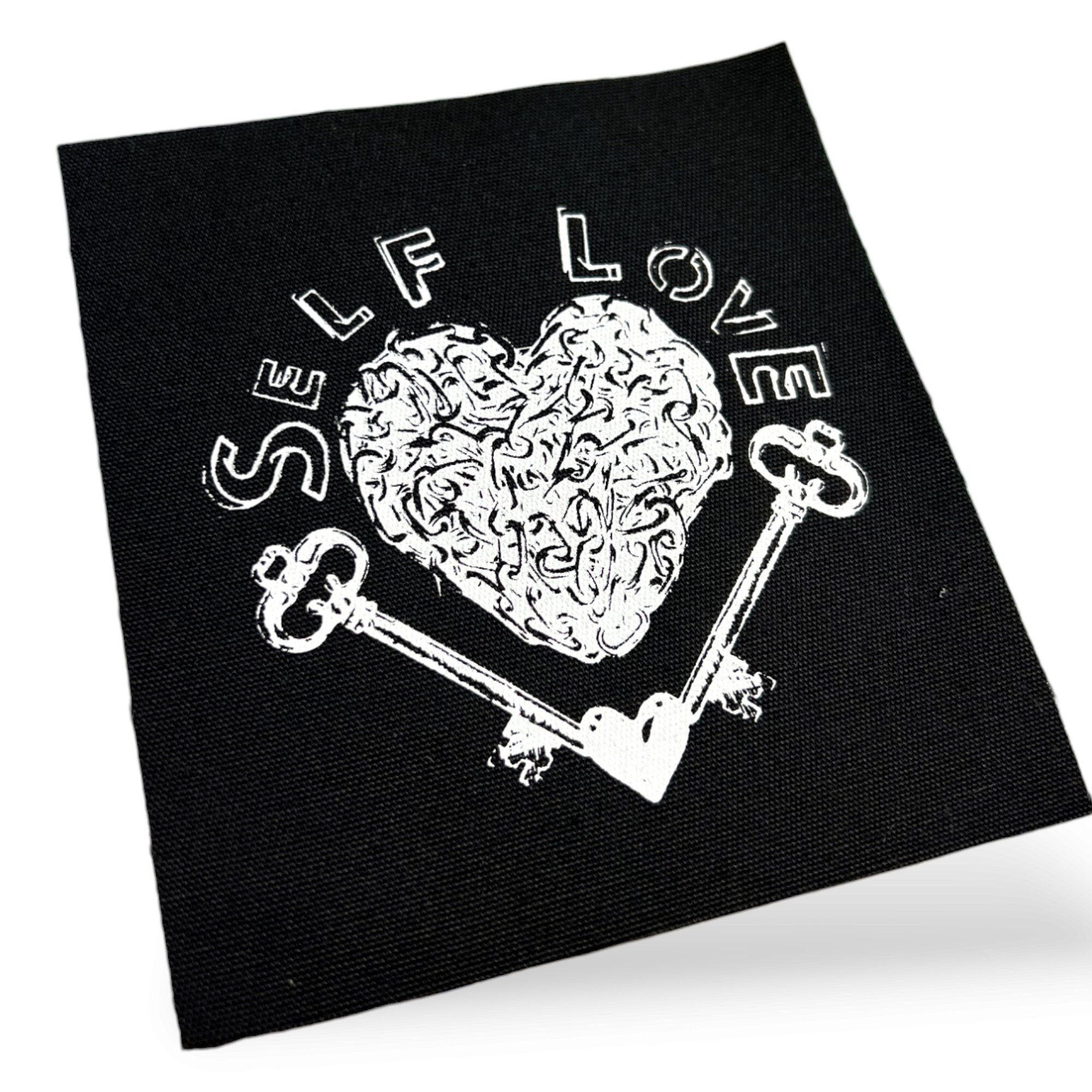 SELF LOVE Custom Silk Screen Patch, Patch for Denim, Patch for Leather ...