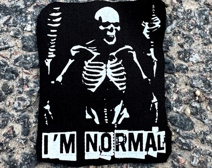 NORMAL HUMAN Custom Silk Screen Patch, Patch for Denim, Patch for ...
