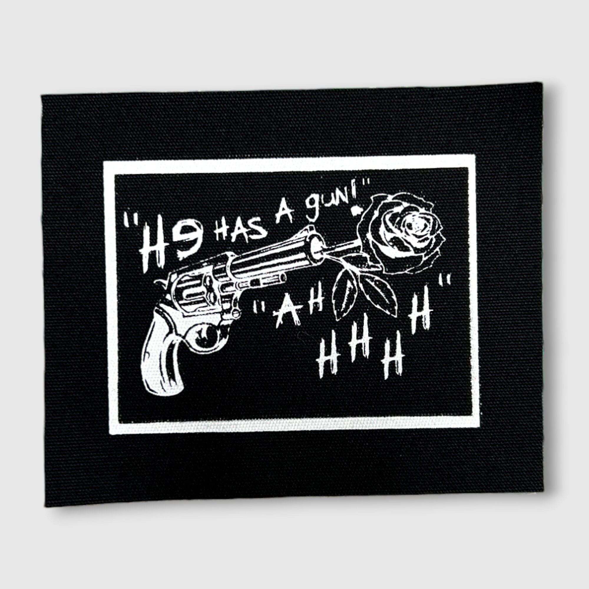 LOVE GUN Custom Silk Screen Patch, Patch for Denim, Patch for Leather ...