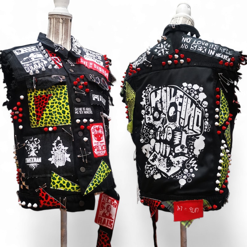 Punk Vest - Etsy