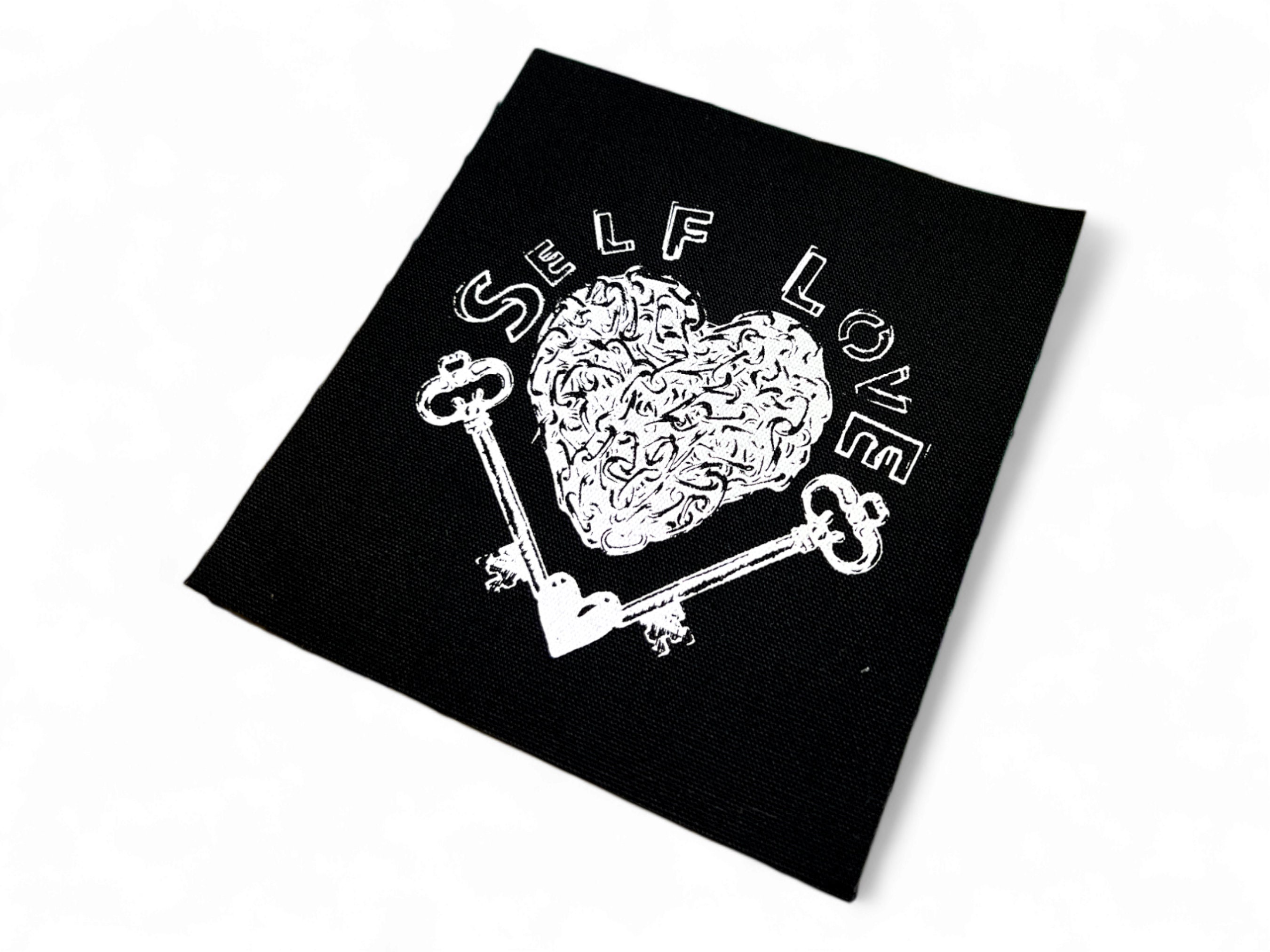 SELF LOVE Custom Silk Screen Patch, Patch for Denim, Patch for Leather ...