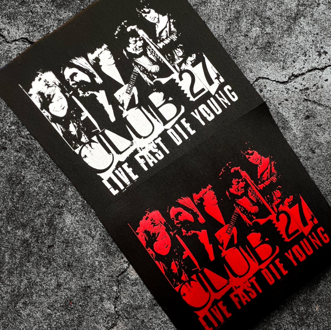 CLUB 27 Custom Silk Screen Patch, Patch for Denim, Patch for Leather ...