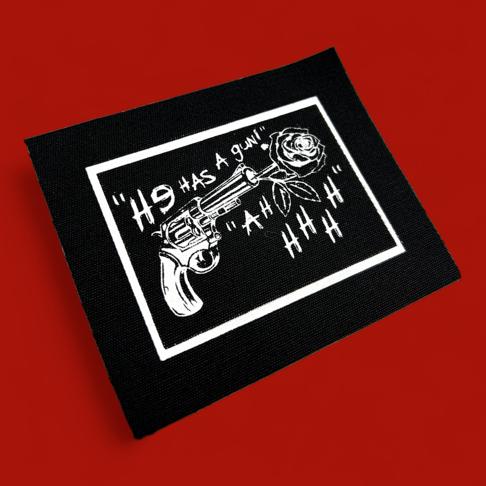 LOVE GUN Custom Silk Screen Patch, Patch for Denim, Patch for Leather ...