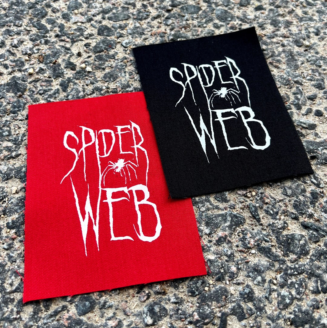 SPIDER WEB Custom Silk Screen Patch, Patch for Denim, Patch for Leather ...