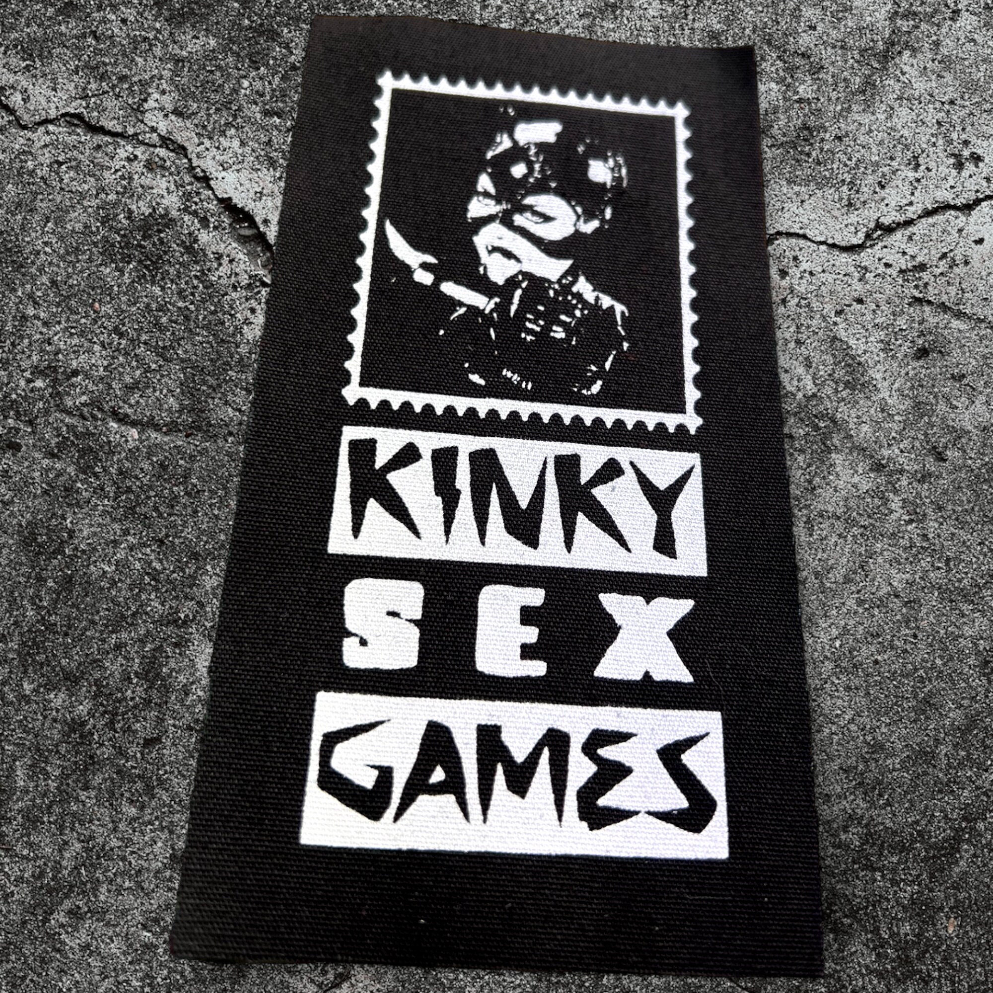 Kinky Sex Custom Silk Screen Patch Patch For Denim Patch For Leather