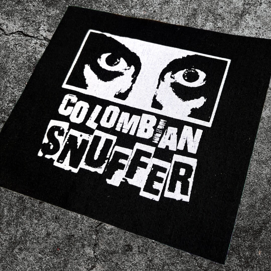 COLOMBIAN SNUFFER Custom Silk Screen Patch, Patch for Denim, Patch for ...