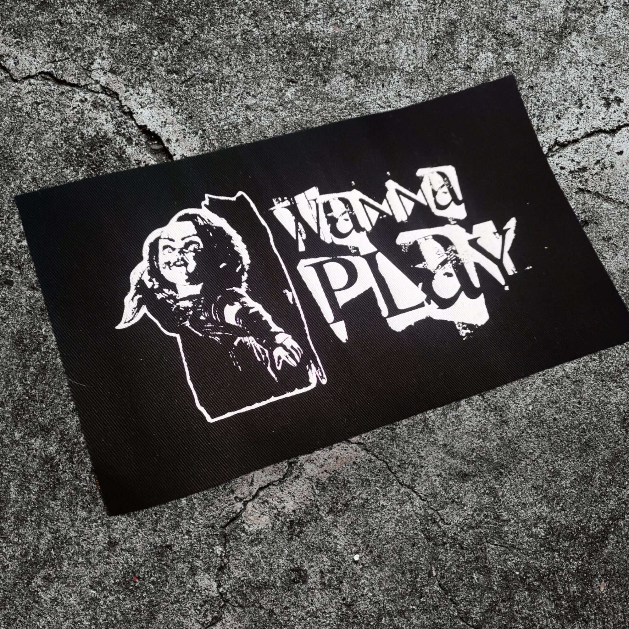 CHUCKY Custom Silk Screen Patch, Patch for Denim, Patch for Leather ...