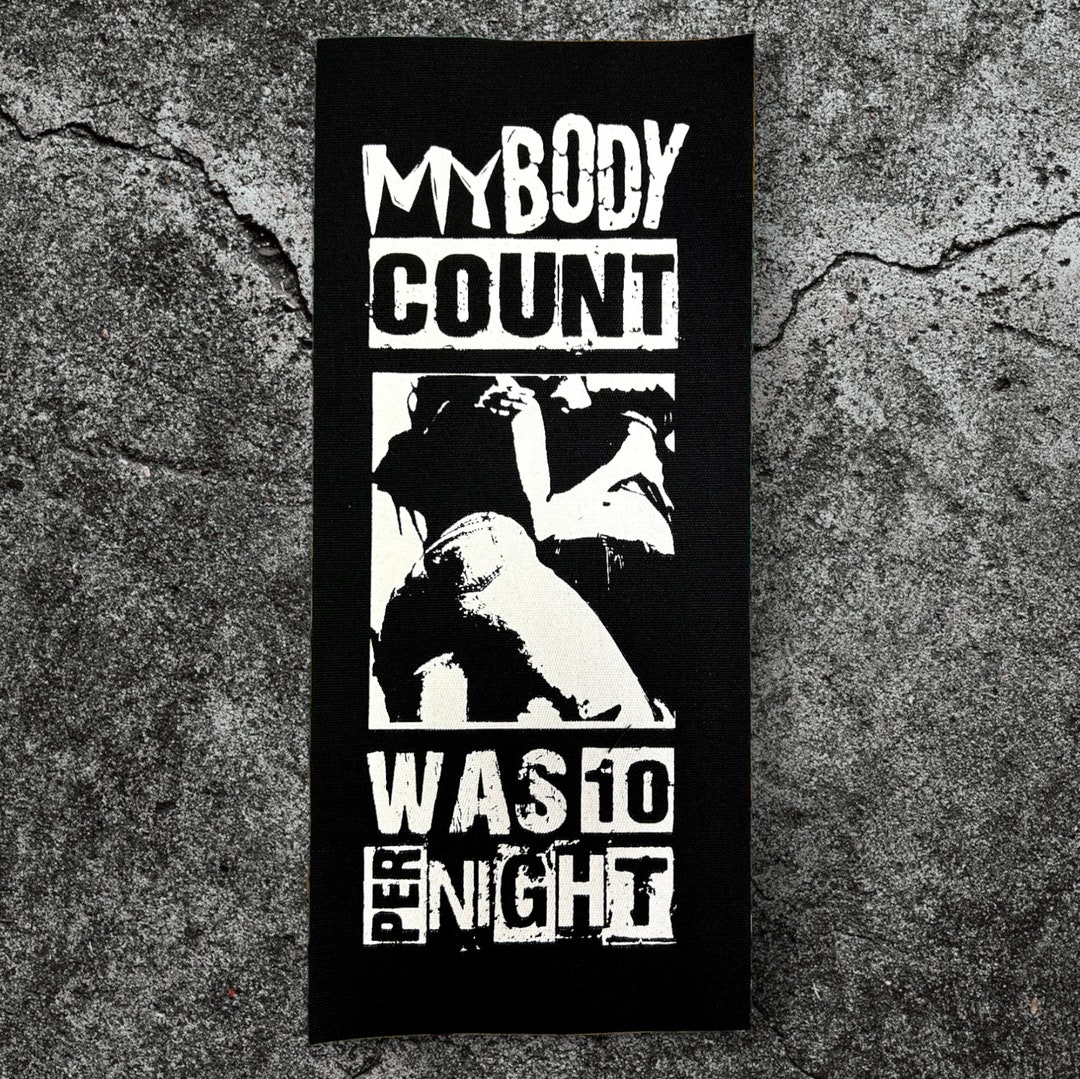BODY COUNT Custom Silk Screen Patch, Patch for Denim, Patch for Leather ...