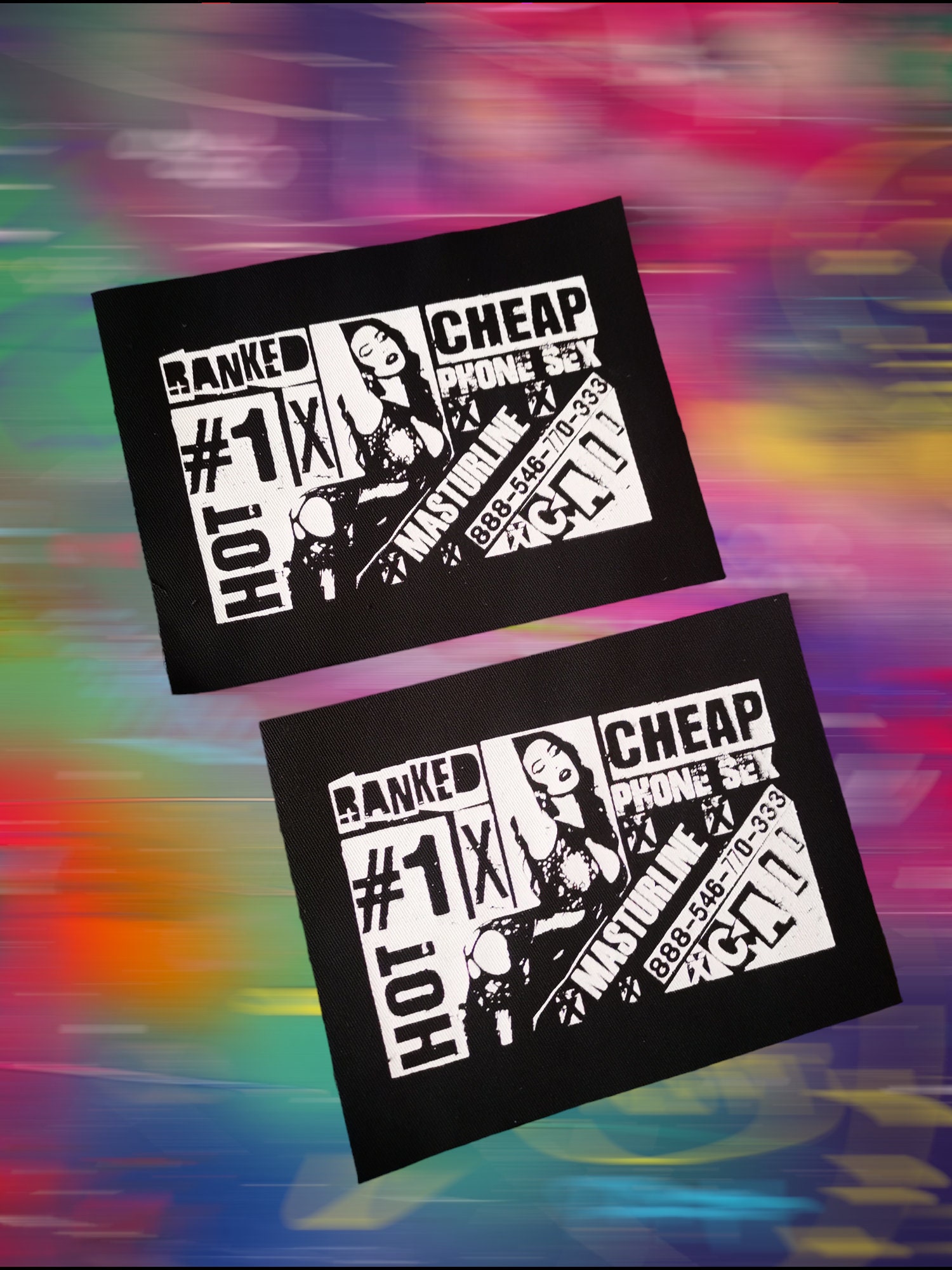 CHEAP PHONE SEX Custom Silk Screen Patch, Patch for Denim, Patch for ...