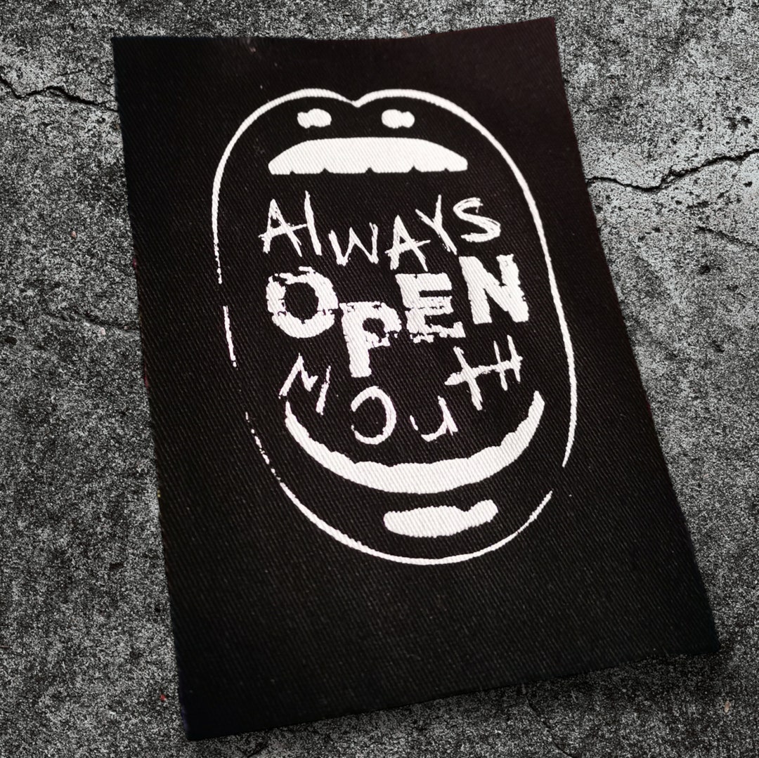 DON'T TALK Custom Silk Screen Patch, Patch for Denim, Patch for Leather ...