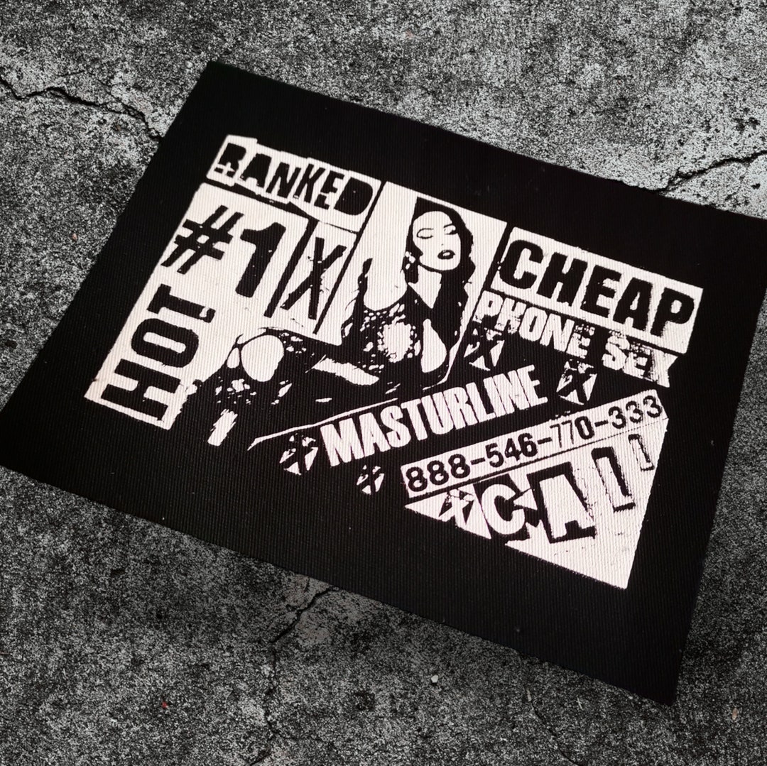 CHEAP PHONE SEX Custom Silk Screen Patch, Patch for Denim, Patch for ...