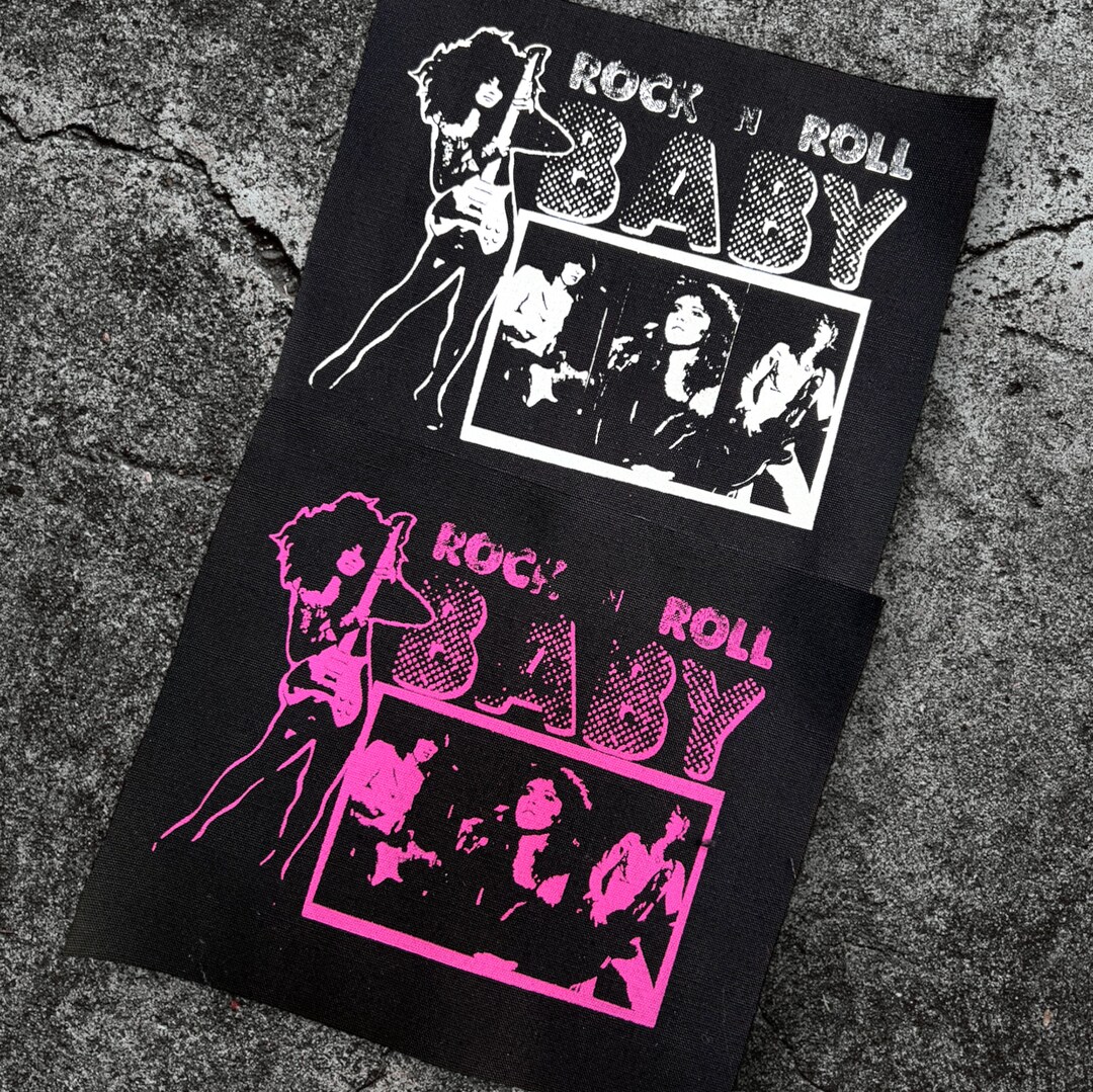 ROCK BABY Custom Silk Screen Patch, Patch for Denim, Patch for Leather ...